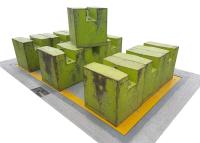 China Anti Skid  3*18m Truck Load Scales , 80T Commercial Truck Scales for sale