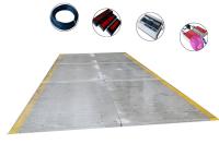China 12mm 22M Digital Weighbridge Steel Plate Avoid Bending for sale