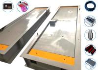 China Grey Fixed 3.2m 40T Truck Axle Scale For Transportaion for sale