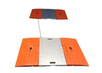 China Alloy Steel 30T Wheel Weighing Scale , LCD Mobile Vehicle Weighing Scales for sale