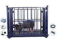 China 3000Kg Portable Cattle Scales , RS232 Electronic Sheep Scales for sale