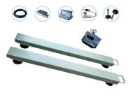China 2 Ton Pallet Beam Scales , 220V Cattle Scale Load Bars for sale