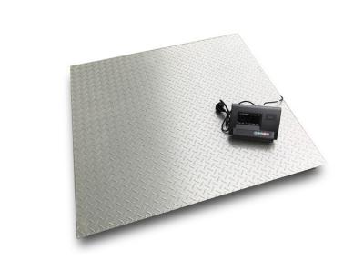 China 2 Ton Stainless Steel Heavy Duty Floor Scales Skid Proof for sale