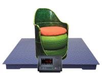 China Industrial RS232 1 Ton Heavy Duty Floor Scales for sale