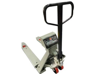 China Industrial 2000kg LED Pallet Jack With Weight Scale for sale