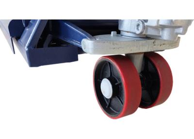 China Hydraulic 2000Kg Manual Weight Scale Pallet Truck for sale