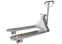 China Hydraulic Pallet Jack With Weight Scale , Brake Pallet Truck With Weighing Scale for sale
