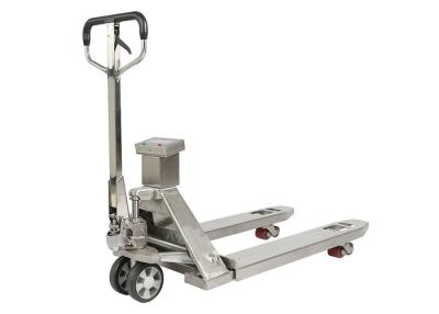 China Removable Hand Pallet Jack With Built In Scale Die Casting for sale