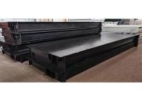 China Digital 80T 3x16W Carbon Steel Truck Scale Weighbridge for sale