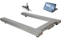 China Carbon Steel 3t Movable U Shaped Floor Pallet Scale for sale