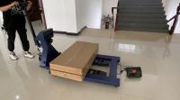 China 4mm Carbon Steel Portable Mobile Cattle Weighing Scale for sale