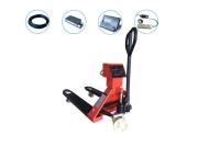 China 0.5KG Division 2000KG Load Carbon Steel Weighing Pallet Jack for sale