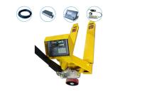 China 0.5KG Division 2000KG Load Carbon Steel Weighing Pallet Jack for sale