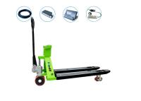 China OEM Carbon Steel Hydraulic Trolley Pallet Jack With Weight Scale for sale