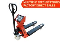 China Stainless Steel Capacity 2000kg Manual Pallet Truck With Weighing Scale for sale