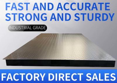 China Stainless Checked Plate Weighing Platform Floor Scale Non Slip 2 Ton for sale