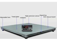 China 2.5*3.0 M 10 Ton Industrial Floor Weighing Scales for sale