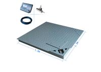 China Portable Industrial Floor Weighing Scales 1.5*1.5m 3 Ton With Optional Indicator for sale