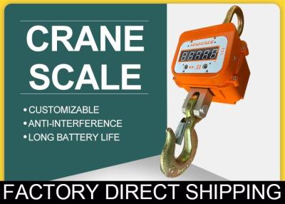 China 10 Ton LCD Display Electronic Weighing Scales Remote Control Heavy Duty Hanging for sale