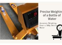 China Digital 2000Kg 3 Ton Manual Pallet Jack With Weight Scale for sale