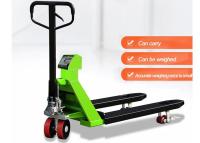 China Carbon Steel 2T Digital Indicator Hydraulic Electronic Pallet Jack With Scale for sale