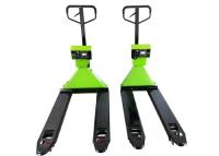 China Carbon Steel 1 Ton Hydraulic Pump Manual Weighing Scale Pallet Truck for sale