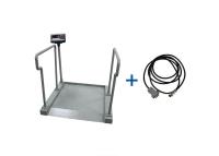 China Hospital Electric Heavy Duty Floor Scales Powder Coated 500kg for Wheelchair for sale