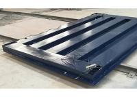 China Carbon Steel Animal Industrial Floor Scales Heavy Duty Digital 2T 1X1M for sale