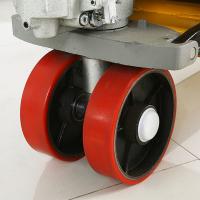China 12E Indicator Narrow Fork Pallet Jack Scale Hand Pallet Truck 1/2/3T With PU Wheel for sale