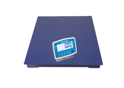 China Carbon Steel Industrial Digital Platform Floor Weighing Scale 1.2*1.2m 2000kg for sale