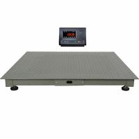 China Heavy Duty Carbon Steel Industrial Floor Scales Electronic 3000Kg for sale