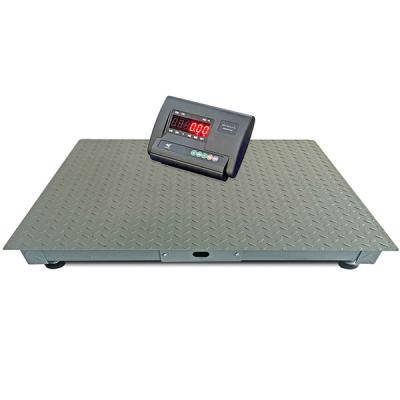 China Industrial Digital 5000kg Heavy Duty Floor Scales For Warehouse Shipping Weighing for sale