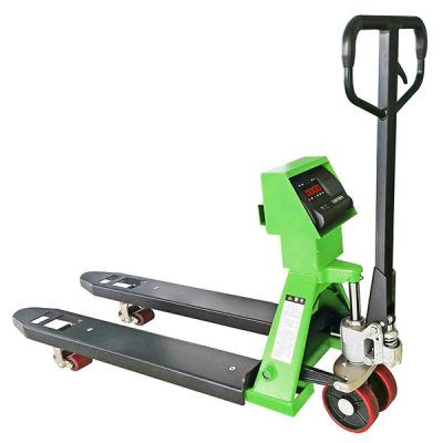China Warehouse Weighing Truck Forklift Digital Pallet Jack Scale With A12E Indicator for sale