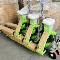 China Workshop Shipping 3000kg Electric Forklift Pallet Jack Scale Thermal Printer Indicator for sale