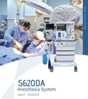 China S6200A Anesthesia Ventilator Machine ICU Operation Room Anaesthesia Workstation for sale
