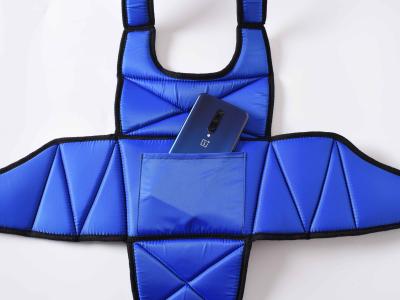 China Nylon Wheelchair Seat Belt Torso Support Vest with Chest Pocket Easy Release Buckles 2-Point for sale