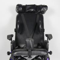 China Premium Aluminum Pediatric Wheelchair with High Back 50cm Seat Width 100kg Capacity for sale