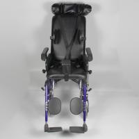 China Pediatric Transport Aluminum Manual Wheelchair for Children Reclining High Back 38-44cm Seat Width 75kg Capacity for sale