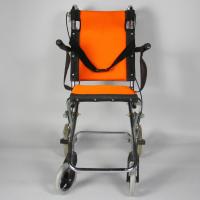 China Ultralight Foldable Aluminum Manual Wheelchair 100kg Capacity Compact Travel for sale