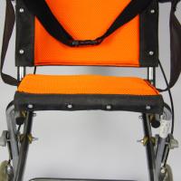 China Ultralight Foldable Aluminum Manual Wheelchair 100kg Capacity Compact Travel for sale