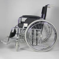 China Ultralight Foldable Aluminum Wheelchair 100kg Capacity Travel Portable Manual Wheelchair for sale