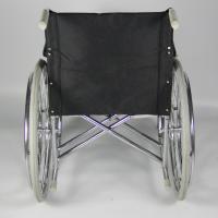 China Ultralight Foldable Aluminum Wheelchair 100kg Capacity Travel Portable Manual Wheelchair for sale