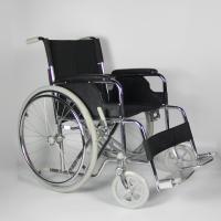 China Ultralight Foldable Aluminum Wheelchair 100kg Capacity Travel Portable Manual Wheelchair for sale