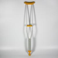 China Multi Size Adjustable Aluminum Axillary Crutch Matte Finish for sale
