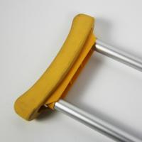 China Multi Size Adjustable Aluminum Axillary Crutch Matte Finish for sale