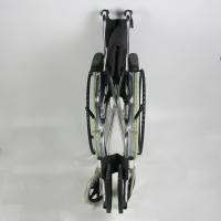 China Aluminum Manual Wheelchair Fixed Armrest Mag Solid Wheels Lightweight 809L for sale