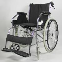 China Aluminum Manual Wheelchair Fixed Armrest Mag Solid Wheels Lightweight 809L for sale