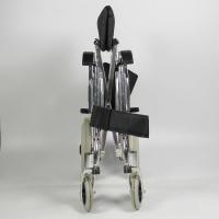 China Foldable Aluminum Manual Wheelchair 100kg Capacity Lightweight Portable for Limited Mobility for sale