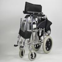 China Foldable Aluminum Manual Wheelchair 100kg Capacity Lightweight Portable for Limited Mobility for sale