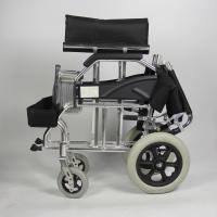 China Foldable Aluminum Manual Wheelchair 100kg Capacity Lightweight Portable for Limited Mobility for sale